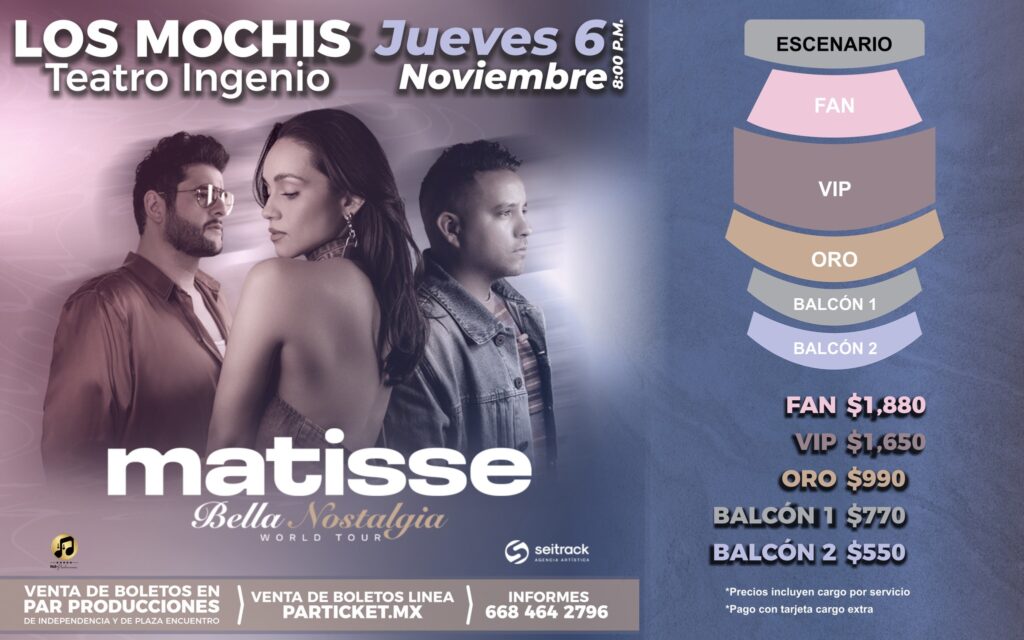 MATISSE LOS MOCHIS 2025 TEATRO INGENIO